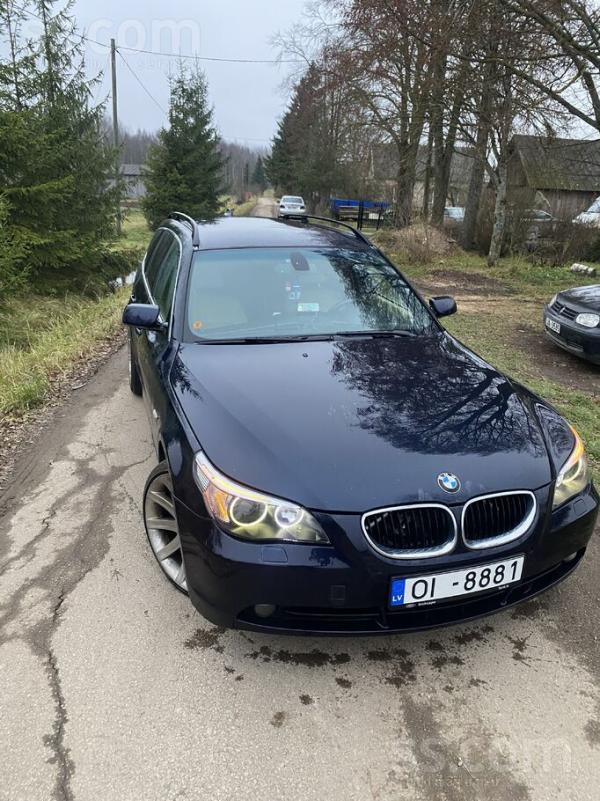 Zils BMW 525 2005 Rēzekne, ar dzinēja tilpumu 2.50 L un nobraukumu 350 tūkst. km par 2350 €, foto 2 vietnē AUTOMOTO.COM.LV