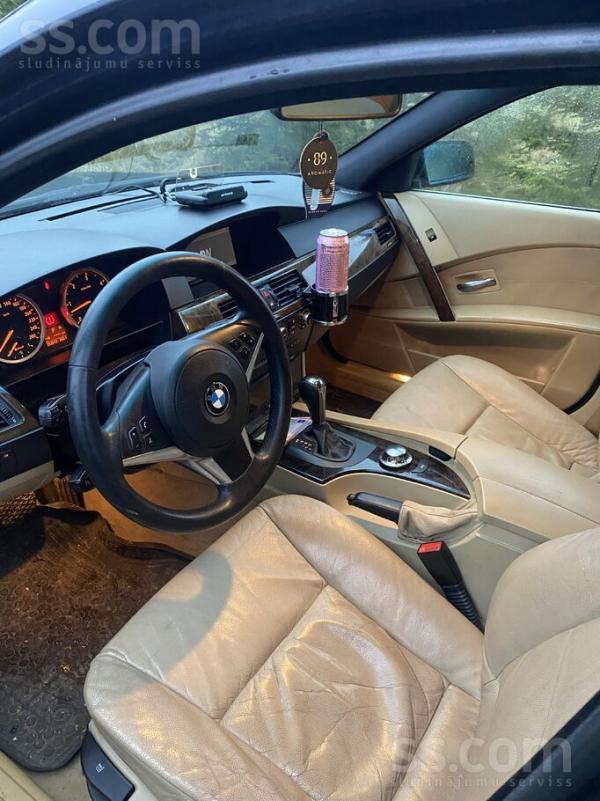 Zils BMW 525 2005 Rēzekne, ar dzinēja tilpumu 2.50 L un nobraukumu 350 tūkst. km par 2350 €, foto 6 vietnē AUTOMOTO.COM.LV