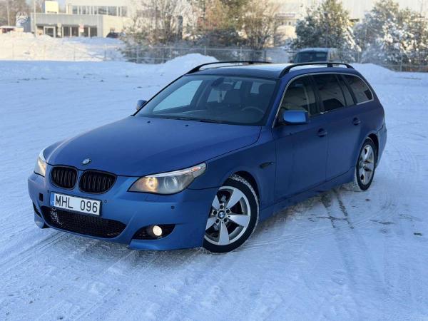 Blue BMW 525 2005 in Vilnius, with an engine capacity of 2.50 L and mileage of 400 thousand km for 2300 €, photo 2 on AUTOMOTO.COM.LV