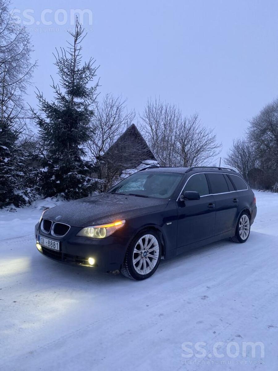 Blue BMW 525 2005 in Rezekne, with an engine capacity of 2.50 L and mileage of 350 thousand km for 2350 €, photo 2 on AUTOMOTO.COM.LV