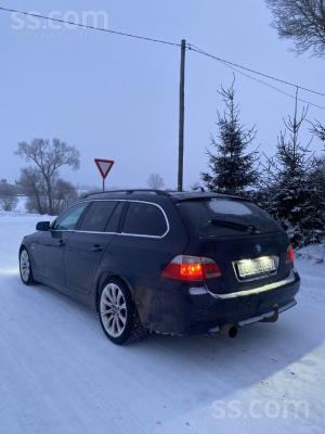 Blue BMW 525 2005 in Rezekne, with an engine capacity of 2.50 L and mileage of 350 thousand km for 2350 €, photo 4 on AUTOMOTO.COM.LV
