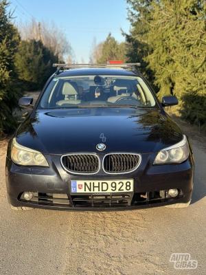 Blue BMW 525 2005 in Vilnius, with an engine capacity of 2.50 L and mileage of 349 thousand km for 3500 €, photo 2 on AUTOMOTO.COM.LV