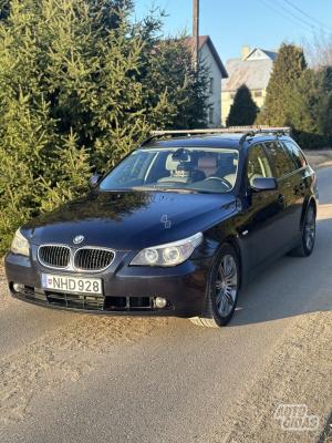 Blue BMW 525 2005 in Vilnius, with an engine capacity of 2.50 L and mileage of 349 thousand km for 3500 €, photo 4 on AUTOMOTO.COM.LV