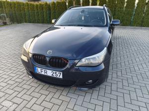 Blue BMW 525 2005 in Kaunas, with an engine capacity of 2.50 L and mileage of 341 thousand km for 2950 €, photo 9 on AUTOMOTO.COM.LV