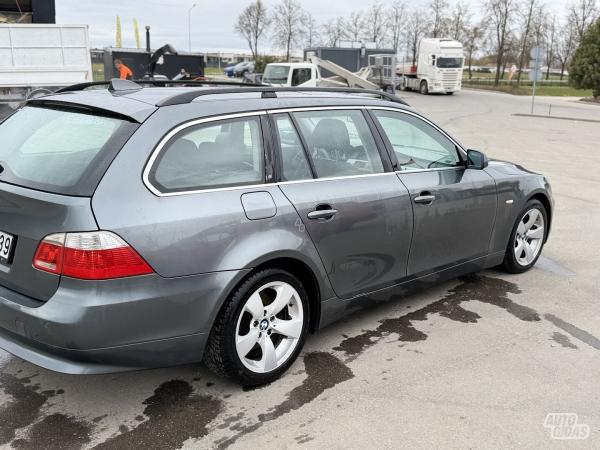 Blue BMW 525 2005 in Kaunas, with an engine capacity of 2.50 L and mileage of 349 thousand km for 2650 €, photo 10 on AUTOMOTO.COM.LV