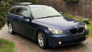 Blue BMW 525 2005 in Vilnius, with an engine capacity of 2.50 L and mileage of 342 thousand km for 2450 €, photo 3 on AUTOMOTO.COM.LV