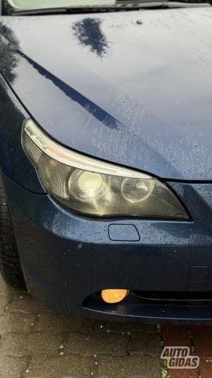 Blue BMW 525 2005 in Vilnius, with an engine capacity of 2.50 L and mileage of 342 thousand km for 2450 €, photo 7 on AUTOMOTO.COM.LV