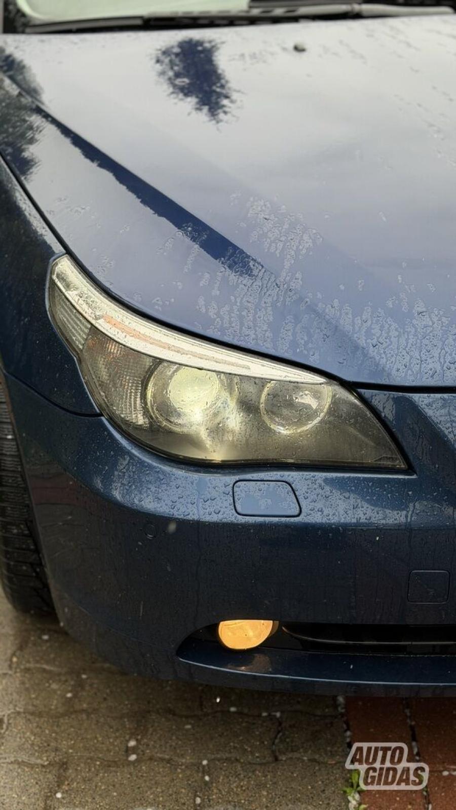 Blue BMW 525 2005 in Vilnius, with an engine capacity of 2.50 L and mileage of 342 thousand km for 2450 €, photo 7 on AUTOMOTO.COM.LV