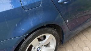 Blue BMW 525 2005 in Vilnius, with an engine capacity of 2.50 L and mileage of 342 thousand km for 2450 €, photo 15 on AUTOMOTO.COM.LV