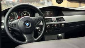 Blue BMW 525 2005 in Vilnius, with an engine capacity of 2.50 L and mileage of 342 thousand km for 2450 €, photo 21 on AUTOMOTO.COM.LV