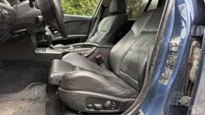 Blue BMW 525 2005 in Vilnius, with an engine capacity of 2.50 L and mileage of 342 thousand km for 2450 €, photo 23 on AUTOMOTO.COM.LV