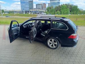 Blue BMW 525 2005 in Vilnius, with an engine capacity of 2.50 L and mileage of 350 thousand km for 1700 €, photo 6 on AUTOMOTO.COM.LV