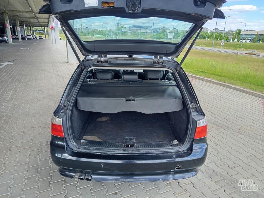 Blue BMW 525 2005 in Vilnius, with an engine capacity of 2.50 L and mileage of 350 thousand km for 1700 €, photo 11 on AUTOMOTO.COM.LV