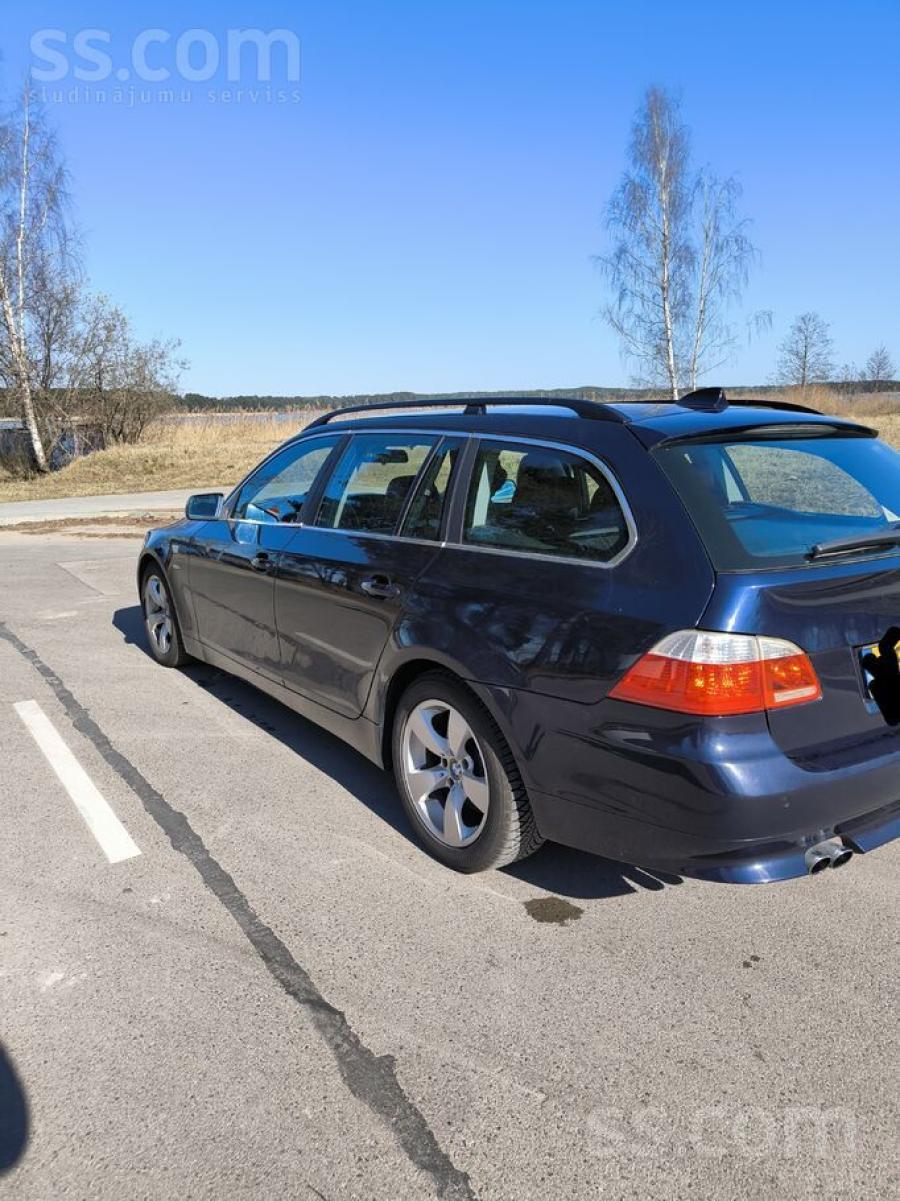 Синий БМВ 525 2005 в Рига, объемом двигателя 2.50 л и пробегом 0 тыс. км за 2100 €, фото 3 на AUTOMOTO.COM.LV