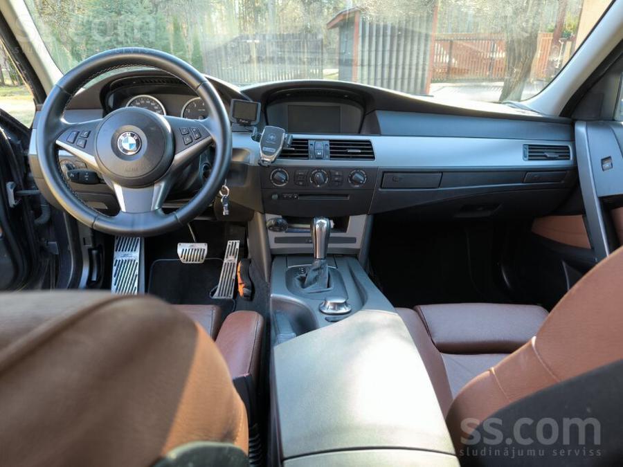 Синий БМВ 525 2005 в Рига, объемом двигателя 2.50 л и пробегом 0 тыс. км за 2100 €, фото 7 на AUTOMOTO.COM.LV