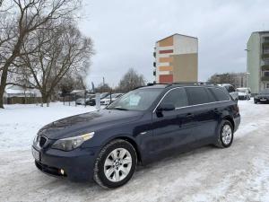 Blue BMW 525 2005 in Ventspils, with an engine capacity of 2.50 L and mileage of 442 thousand km for 2800 €, photo  on AUTOMOTO.COM.LV
