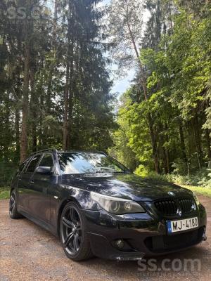 Blue BMW 525 2005 in Daugavpils, with an engine capacity of 2.50 L and mileage of 376 thousand km for 5500 €, photo  on AUTOMOTO.COM.LV