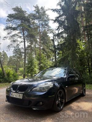 Blue BMW 525 2005 in Daugavpils, with an engine capacity of 2.50 L and mileage of 376 thousand km for 5500 €, photo 3 on AUTOMOTO.COM.LV
