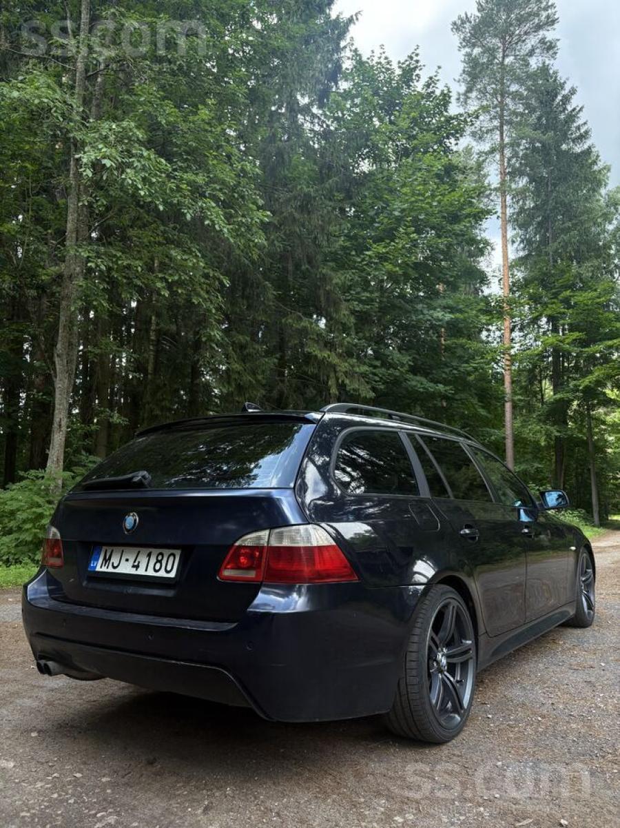 Blue BMW 525 2005 in Daugavpils, with an engine capacity of 2.50 L and mileage of 376 thousand km for 5500 €, photo 5 on AUTOMOTO.COM.LV