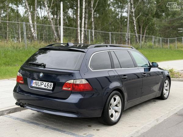 Blue BMW 525 2005 in Vilnius, with an engine capacity of 2.50 L and mileage of 450 thousand km for 1950 €, photo 3 on AUTOMOTO.COM.LV