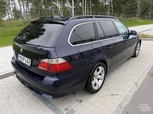 Blue BMW 525 2005 in Vilnius, with an engine capacity of 2.50 L and mileage of 450 thousand km for 1950 €, photo 6 on AUTOMOTO.COM.LV