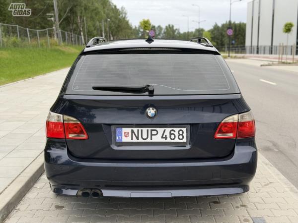 Blue BMW 525 2005 in Vilnius, with an engine capacity of 2.50 L and mileage of 450 thousand km for 1950 €, photo 6 on AUTOMOTO.COM.LV