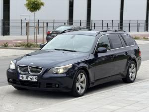 Blue BMW 525 2005 in Vilnius, with an engine capacity of 2.50 L and mileage of 450 thousand km for 1950 €, photo 9 on AUTOMOTO.COM.LV