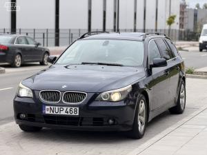 Blue BMW 525 2005 in Vilnius, with an engine capacity of 2.50 L and mileage of 450 thousand km for 1950 €, photo 10 on AUTOMOTO.COM.LV