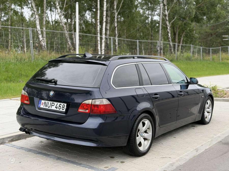 Синий БМВ 525 2005 в Вильнюс, объемом двигателя 2.50 л и пробегом 450 тыс. км за 1950 €, фото 4 на AUTOMOTO.COM.LV