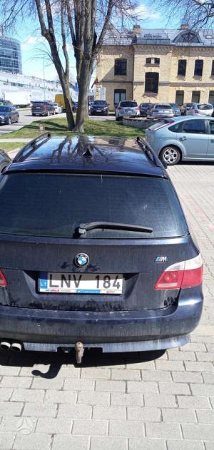 Blue BMW 525 2005 in Vilnius, with an engine capacity of 2.50 L and mileage of 182 thousand km for 3300 €, photo 4 on AUTOMOTO.COM.LV