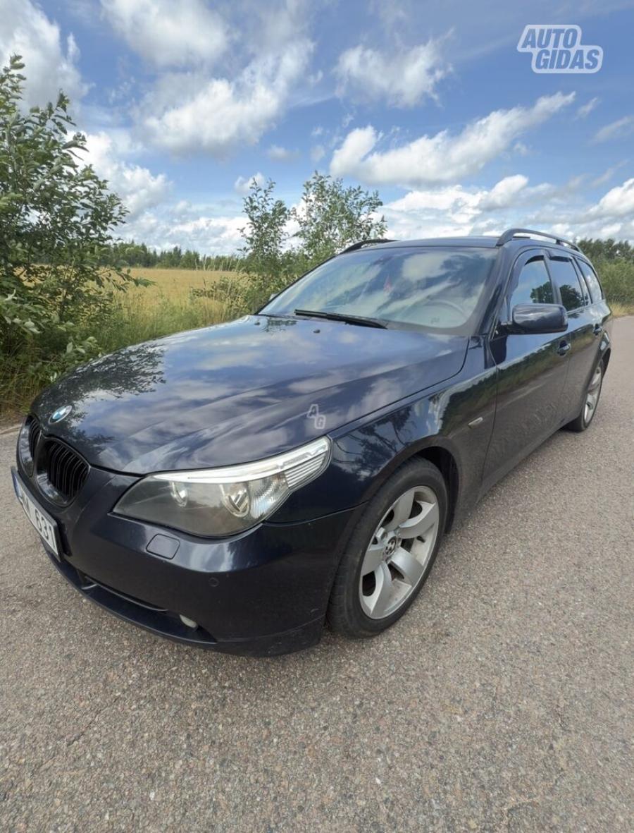 Синий БМВ 525 2006 в Вильнюс, объемом двигателя 2.50 л и пробегом 280 тыс. км за 1999 €, фото 4 на AUTOMOTO.COM.LV