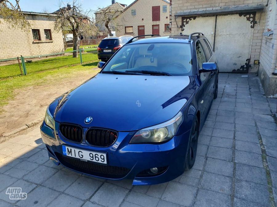 Blue BMW 525 2006 in Marijampole, with an engine capacity of 2.50 L and mileage of 358 thousand km for 2900 €, photo 1 on AUTOMOTO.COM.LV