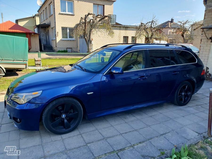 Blue BMW 525 2006 in Marijampole, with an engine capacity of 2.50 L and mileage of 358 thousand km for 2900 €, photo 3 on AUTOMOTO.COM.LV