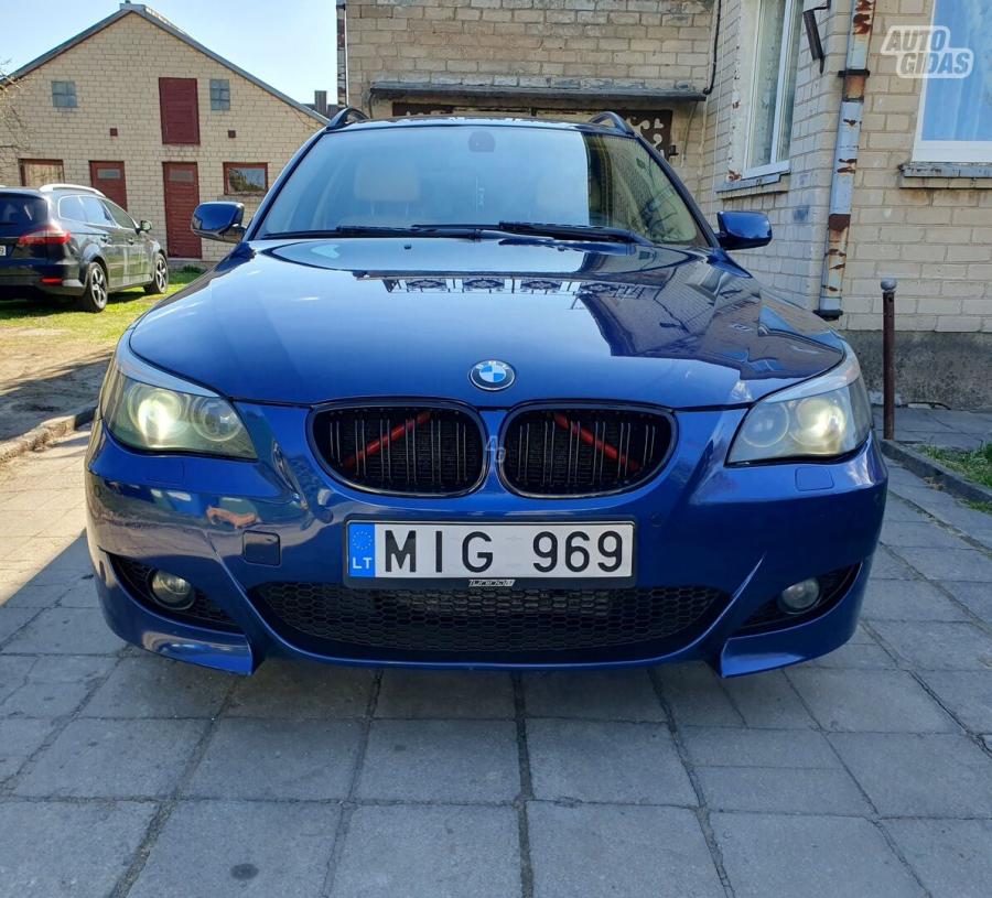 Blue BMW 525 2006 in Marijampole, with an engine capacity of 2.50 L and mileage of 358 thousand km for 2900 €, photo 8 on AUTOMOTO.COM.LV