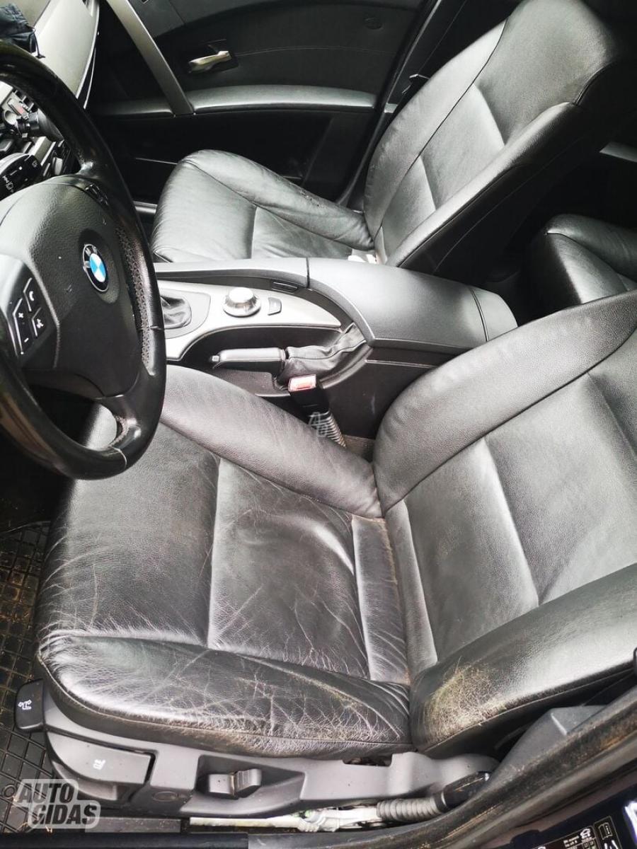 Blue BMW 525 2006 in Kupiskis, with an engine capacity of 2.50 L and mileage of 540 thousand km for 2200 €, photo 6 on AUTOMOTO.COM.LV