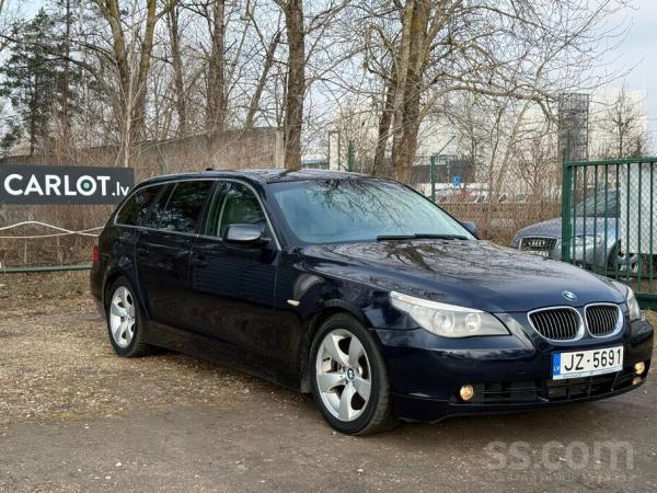 Blue BMW 525 2006 in Riga, with an engine capacity of 2.50 L and mileage of 312 thousand km for 3500 €, photo 3 on AUTOMOTO.COM.LV