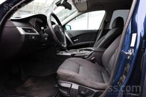 Blue BMW 525 2006 in Riga, with an engine capacity of 2.50 L and mileage of 0 thousand km for 2995 €, photo 8 on AUTOMOTO.COM.LV