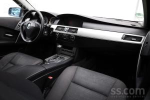 Blue BMW 525 2006 in Riga, with an engine capacity of 2.50 L and mileage of 0 thousand km for 2995 €, photo 9 on AUTOMOTO.COM.LV