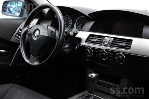 Blue BMW 525 2006 in Riga, with an engine capacity of 2.50 L and mileage of 0 thousand km for 2995 €, photo 10 on AUTOMOTO.COM.LV