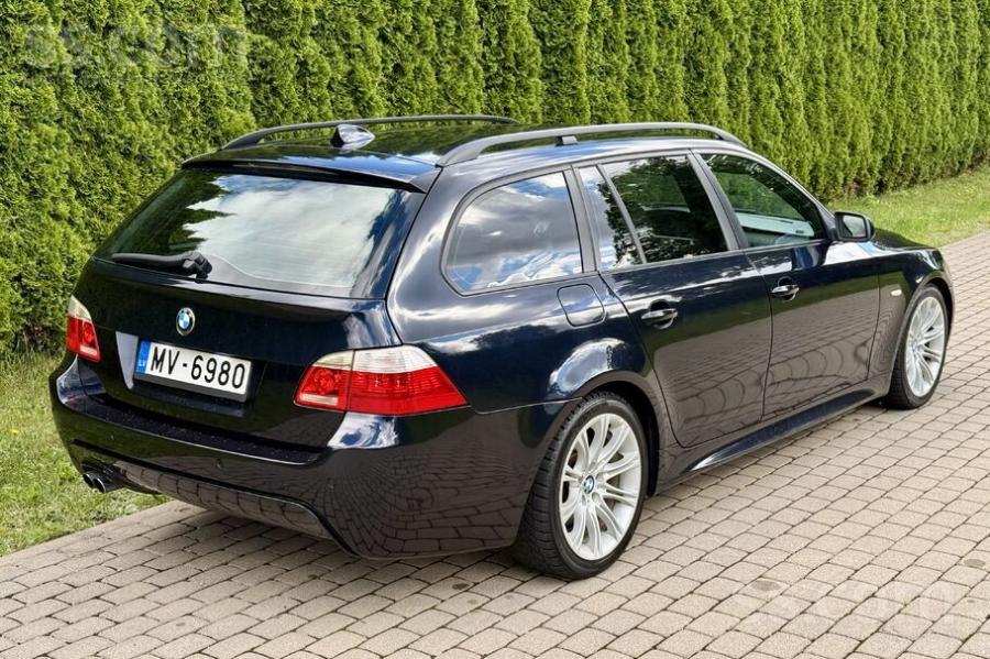 Blue BMW 525 2006 in Riga, with an engine capacity of 2.50 L and mileage of 318 thousand km for 3790 €, photo 7 on AUTOMOTO.COM.LV