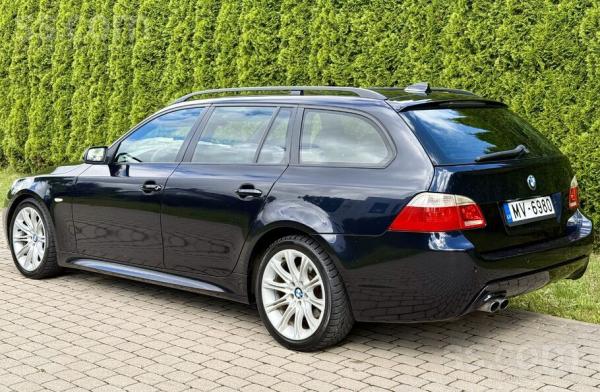 Blue BMW 525 2006 in Riga, with an engine capacity of 2.50 L and mileage of 318 thousand km for 3790 €, photo 7 on AUTOMOTO.COM.LV