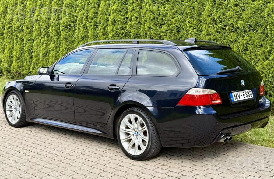 Blue BMW 525 2006 in Riga, with an engine capacity of 2.50 L and mileage of 318 thousand km for 3790 €, photo 8 on AUTOMOTO.COM.LV