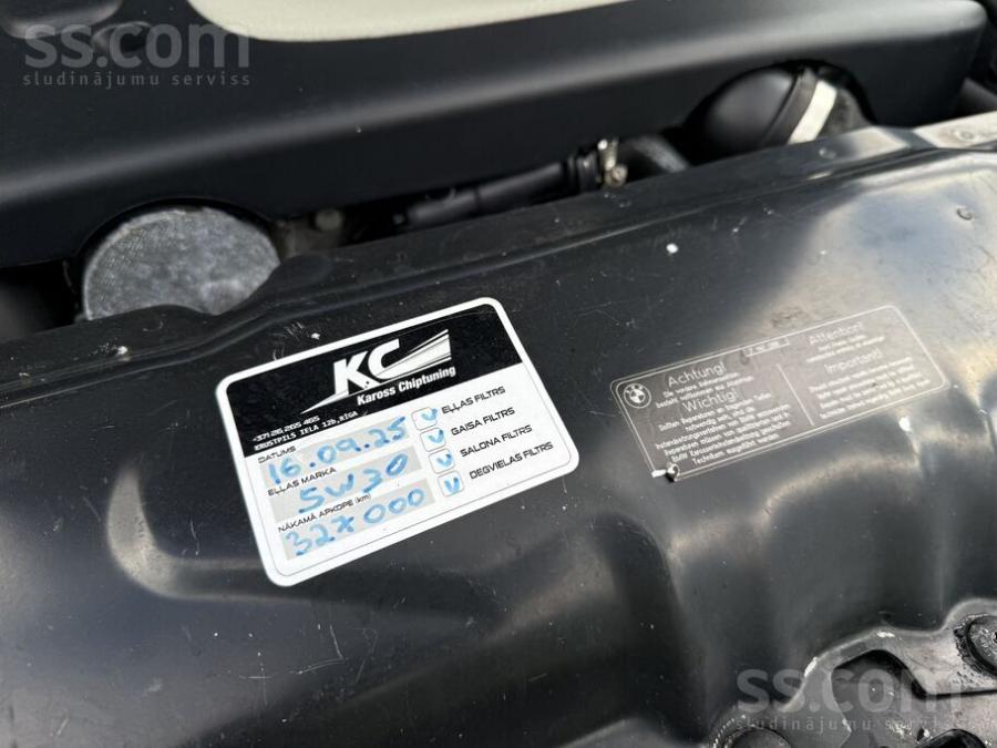 Blue BMW 525 2006 in Riga, with an engine capacity of 2.50 L and mileage of 318 thousand km for 3790 €, photo 10 on AUTOMOTO.COM.LV