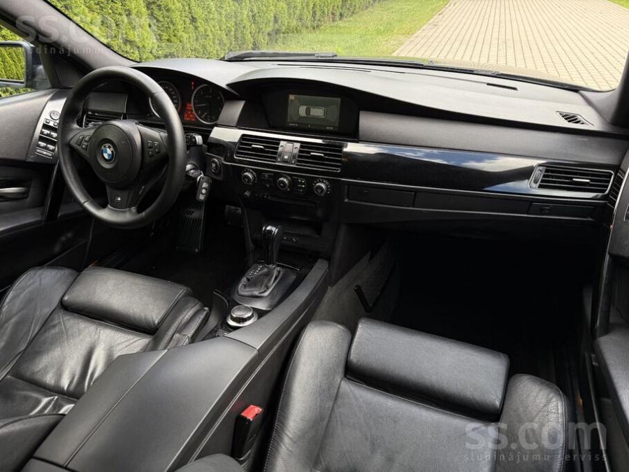 Blue BMW 525 2006 in Riga, with an engine capacity of 2.50 L and mileage of 318 thousand km for 3790 €, photo 11 on AUTOMOTO.COM.LV