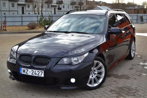 Синий БМВ 525 2006 в Екабпилс, объемом двигателя 2.50 л и пробегом 269 тыс. км за 5400 €, фото 1 на AUTOMOTO.COM.LV