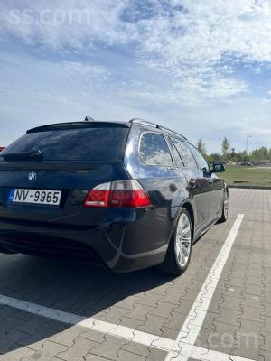 Blue BMW 525 2006 in Riga, with an engine capacity of 2.50 L and mileage of 358 thousand km for 4800 €, photo 6 on AUTOMOTO.COM.LV