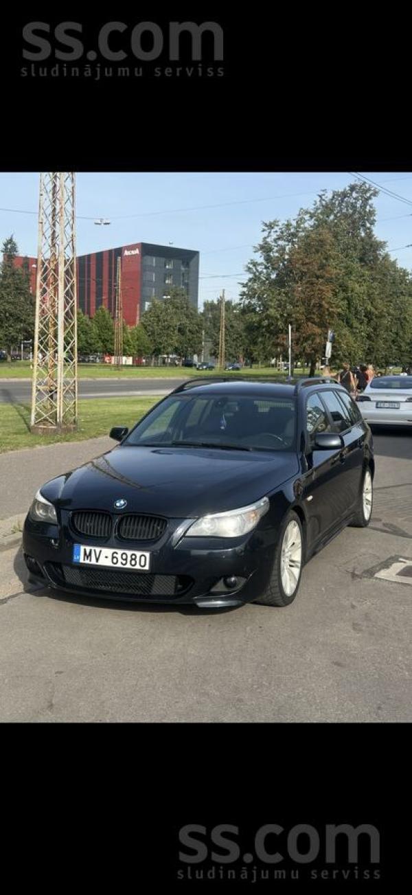 Blue BMW 525 2006 in Riga, with an engine capacity of 2.50 L and mileage of 320 thousand km for 3500 €, photo 1 on AUTOMOTO.COM.LV