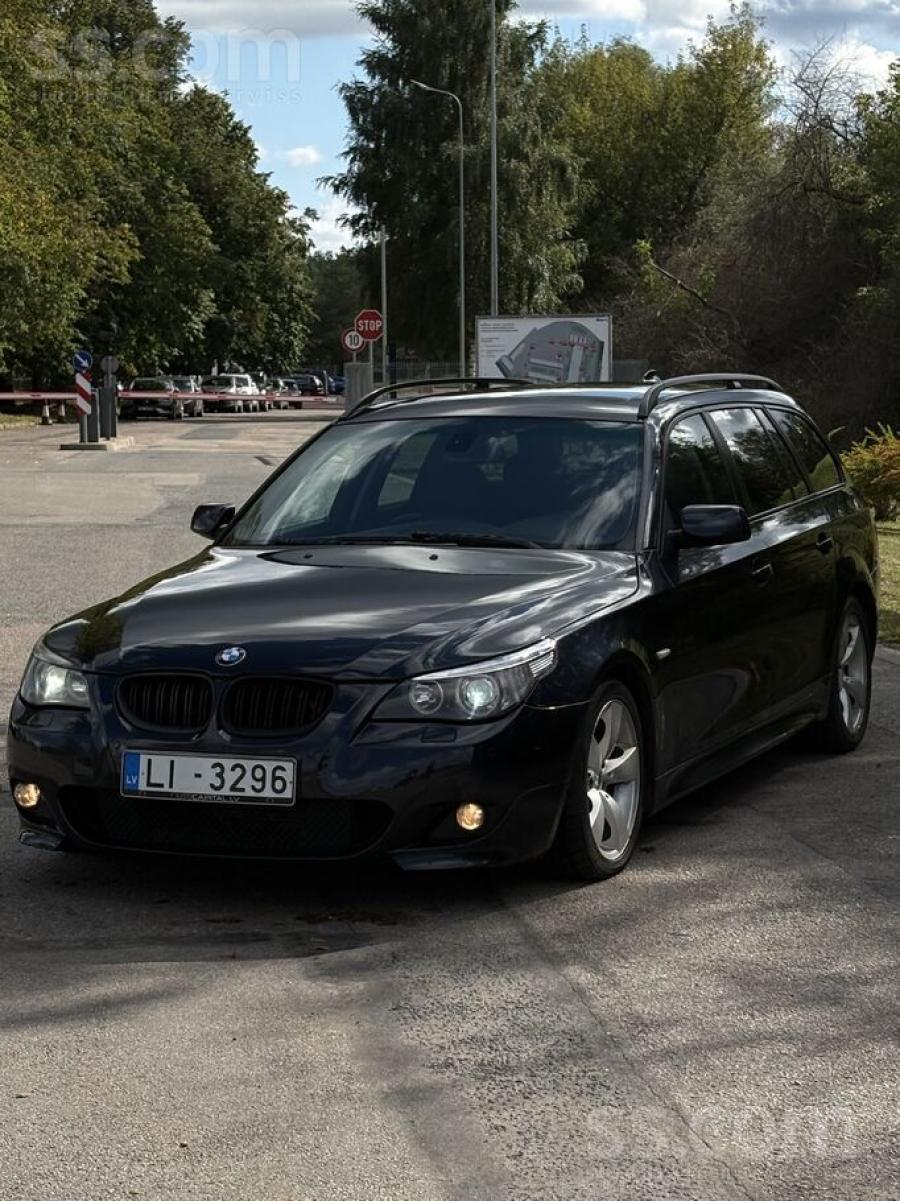Blue BMW 525 2006 in Riga, with an engine capacity of 2.50 L and mileage of 314 thousand km for 5200 €, photo 1 on AUTOMOTO.COM.LV