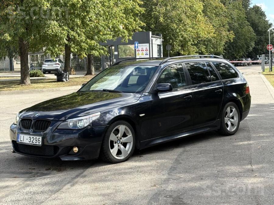 Blue BMW 525 2006 in Riga, with an engine capacity of 2.50 L and mileage of 314 thousand km for 5200 €, photo 3 on AUTOMOTO.COM.LV