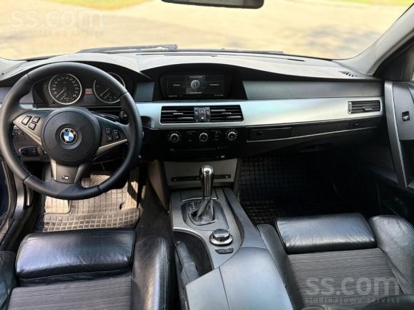 Синий БМВ 525 2006 в Рига, объемом двигателя 2.50 л и пробегом 314 тыс. км за 5200 €, фото 6 на AUTOMOTO.COM.LV